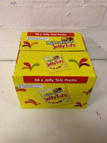 36 PACKETS ROWNTREES JELLY TOTS FULL BOX RETRO SWEETS WHOLESALE ...
